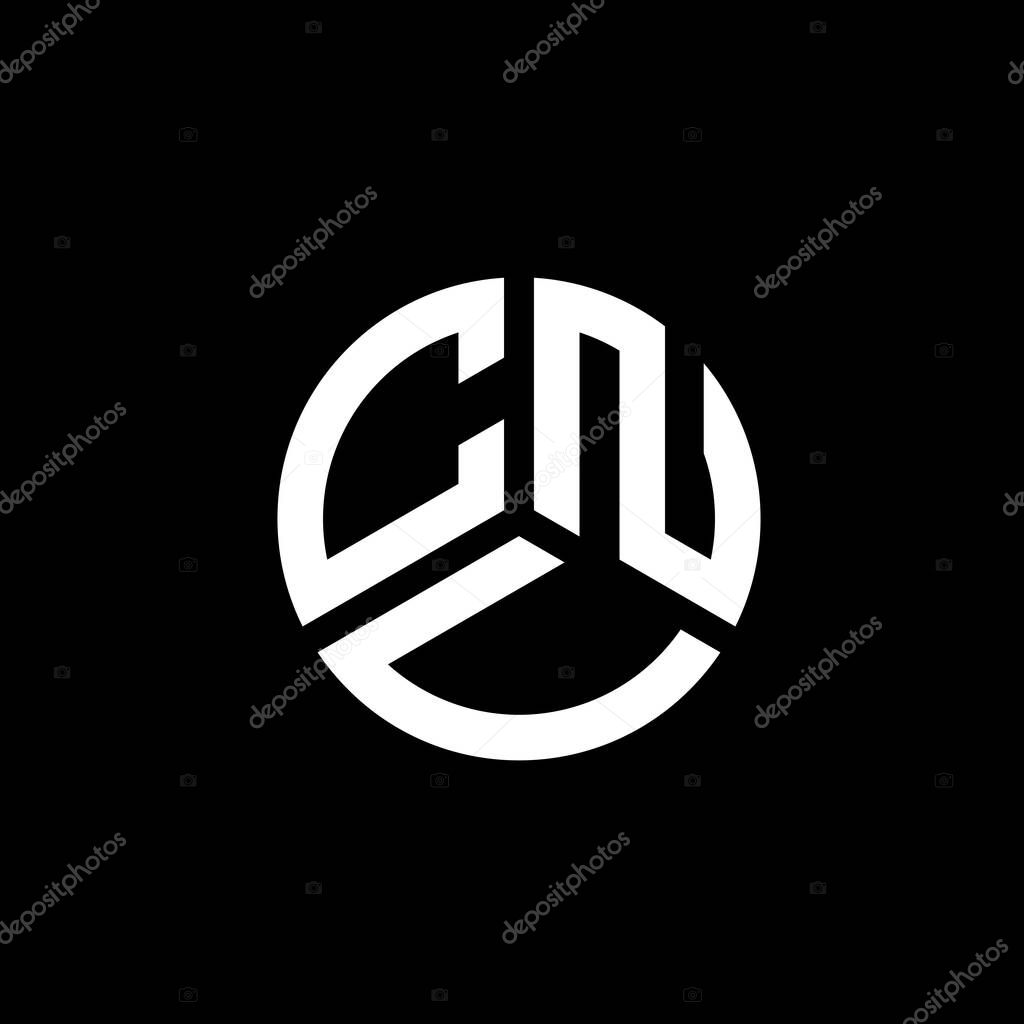 Diseño del logotipo de la letra CNV sobre fondo blanco. CNV iniciales ...