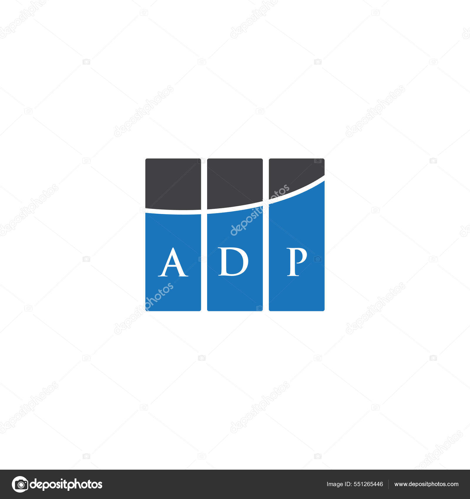 Black Adp Logo