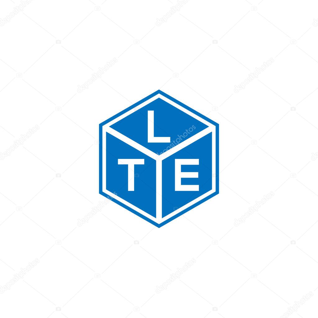 Dise o del logotipo de la letra LTE sobre fondo negro. LTE iniciales creativas letra logo ...