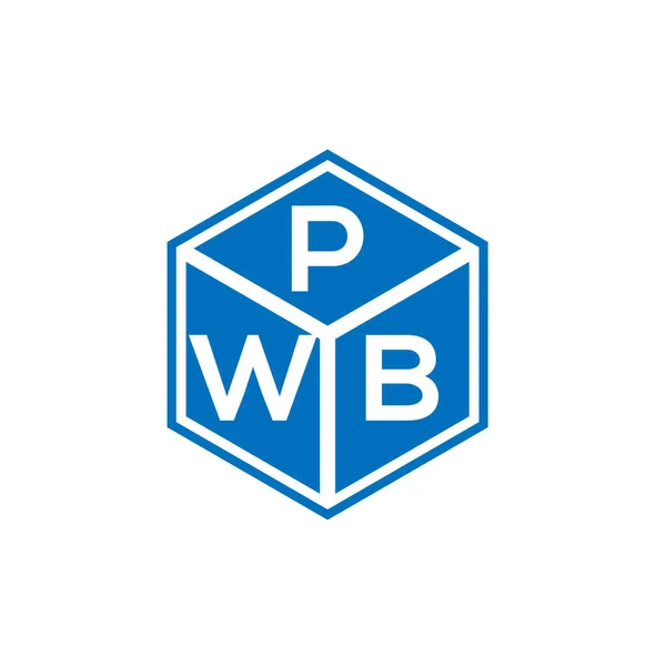 Dise o del logotipo de la letra PWB sobre fondo negro. PWB iniciales ...