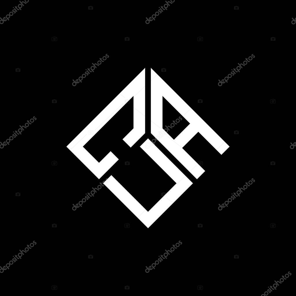 Diseño del logotipo de la letra CUA sobre fondo negro. CUA iniciales ...