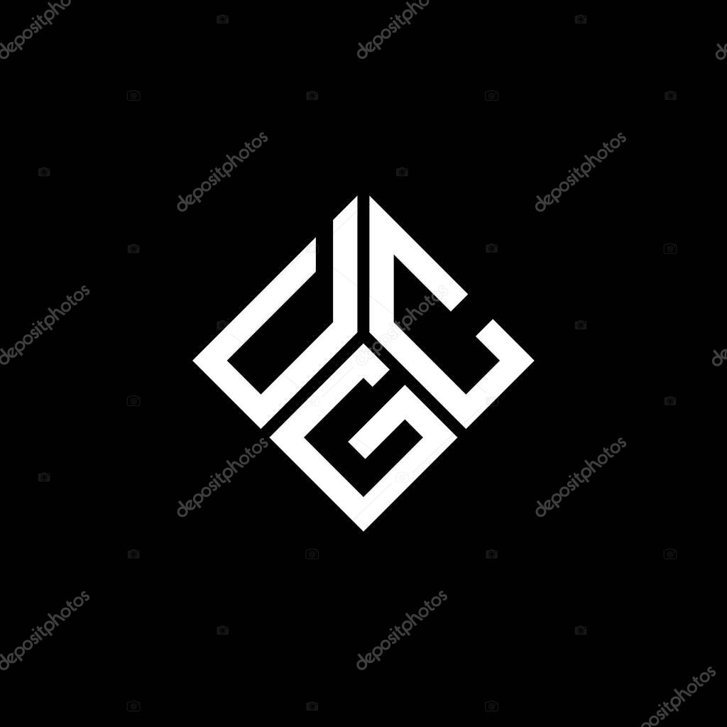 Diseño del logotipo de la letra DGC sobre fondo negro. DGC iniciales ...