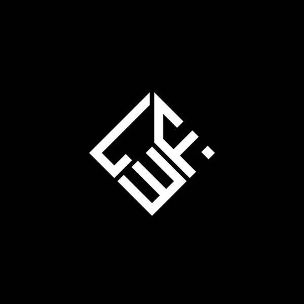 Dise o del logotipo de la letra LWF sobre fondo negro. LWF iniciales ...