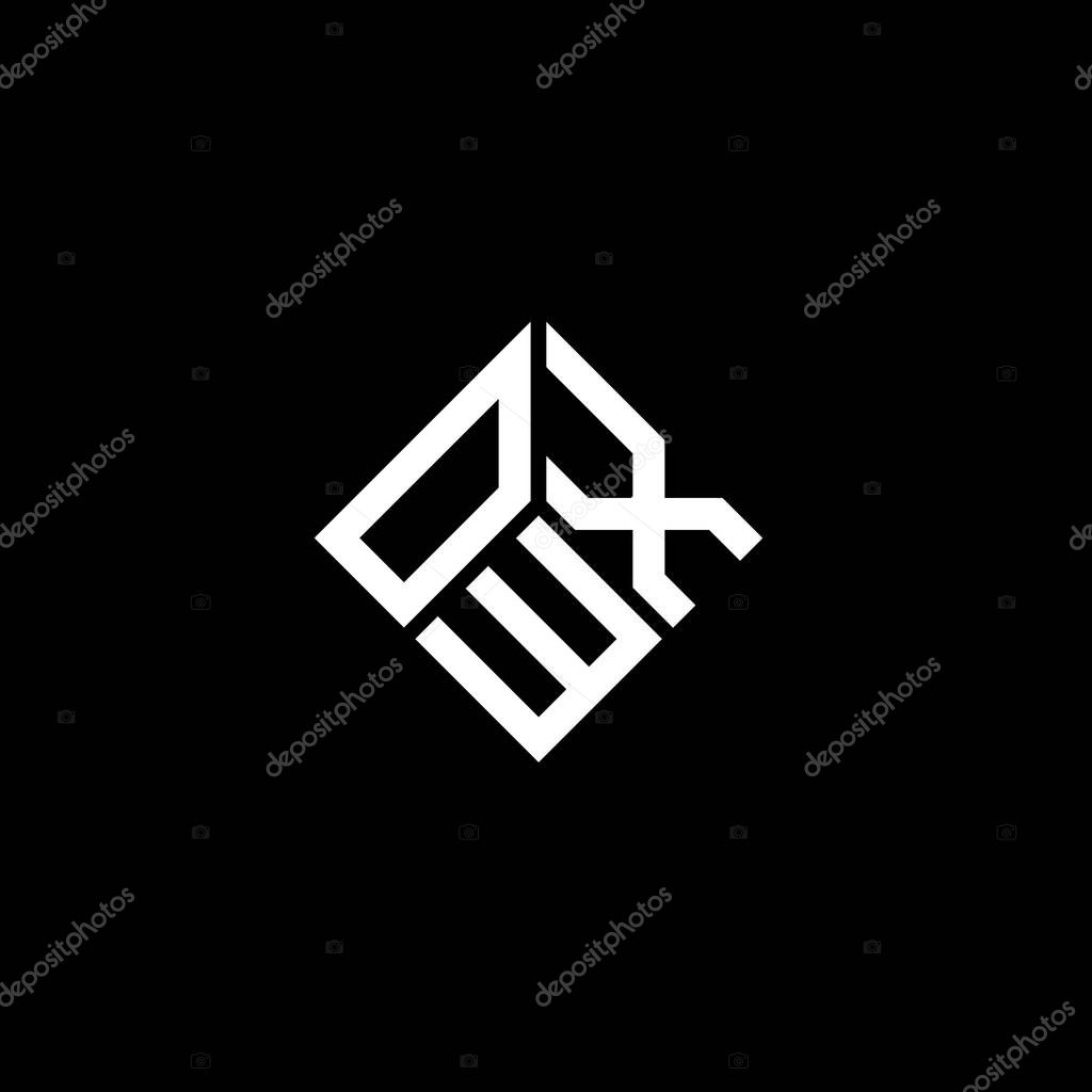 Dise o del logotipo de la letra OWX sobre fondo negro. OWX iniciales creativas letra logo ...