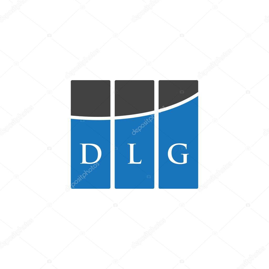Dise o del logotipo de la letra DLG sobre fondo blanco. DLG iniciales ...