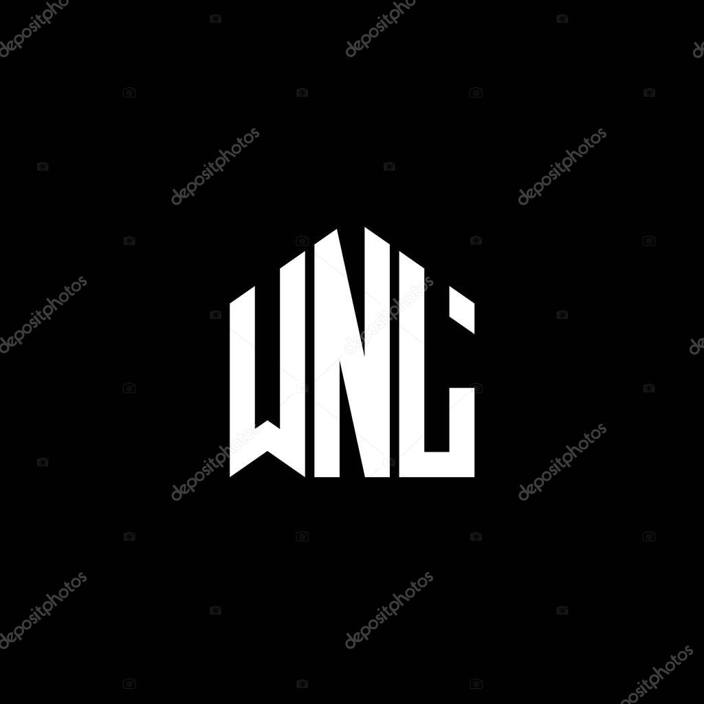 Dise o del logotipo de la letra WNL sobre fondo negro. WNL iniciales creativas letra logo ...