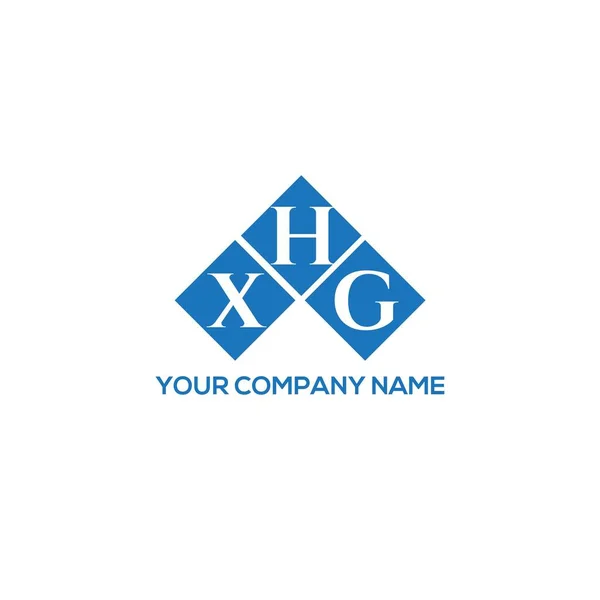 Diseño del logotipo de la letra XHG sobre fondo blanco. XHG iniciales ...
