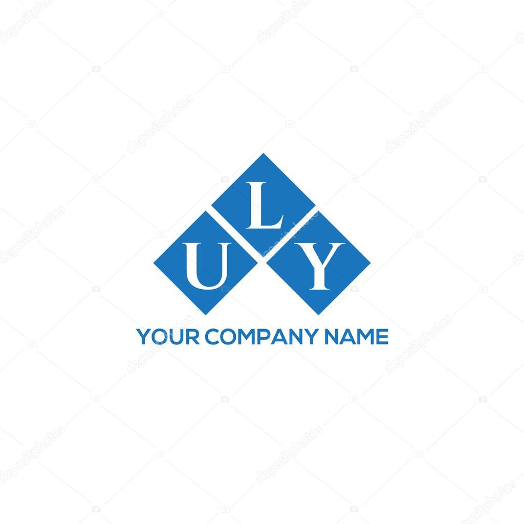 Dise o del logotipo de la letra ULY sobre fondo blanco. ULY iniciales ...