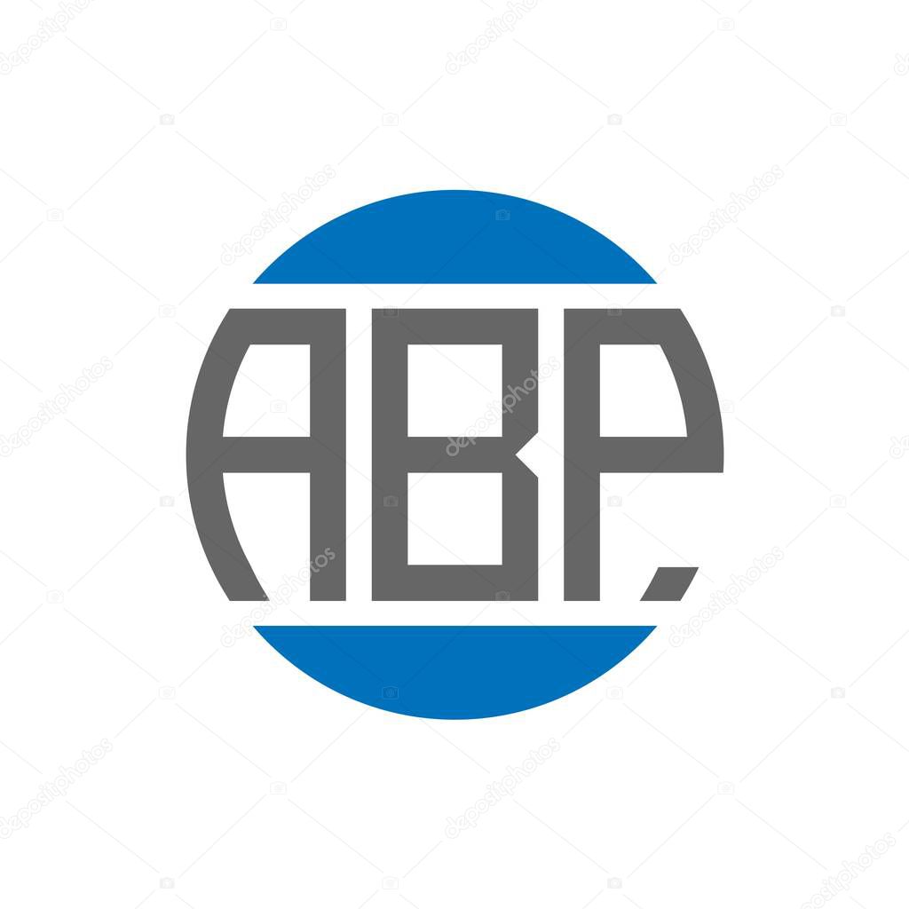 Diseño del logotipo de la letra ABP sobre fondo blanco. ABP iniciales ...