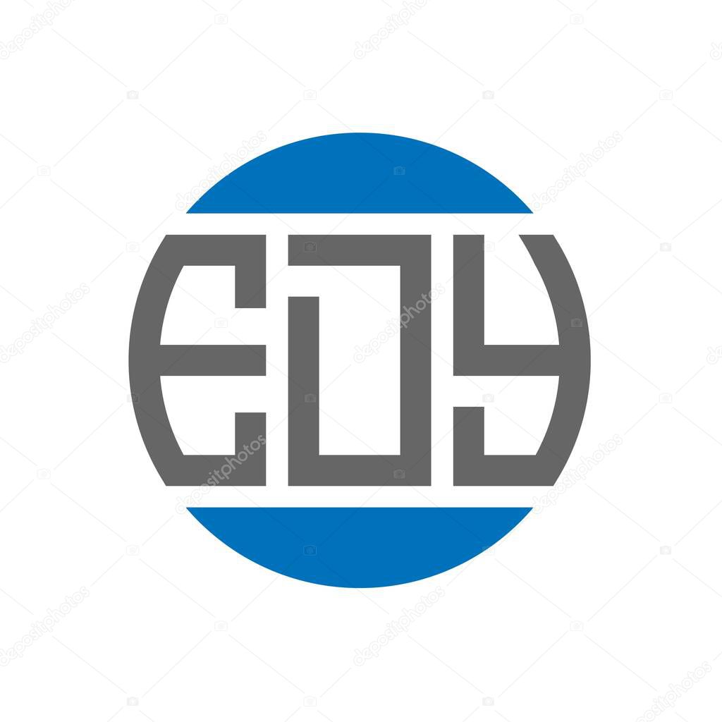 Dise o del logotipo de la letra EDY sobre fondo blanco. EDY iniciales ...