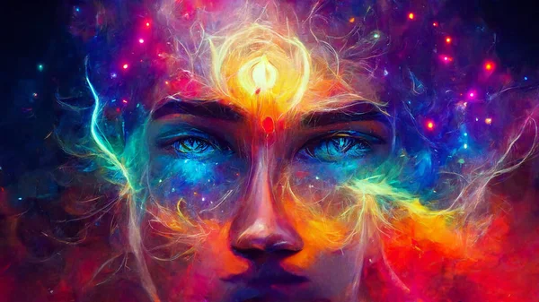 Spiritual light head Stock Photos, Royalty Free Spiritual light head ...