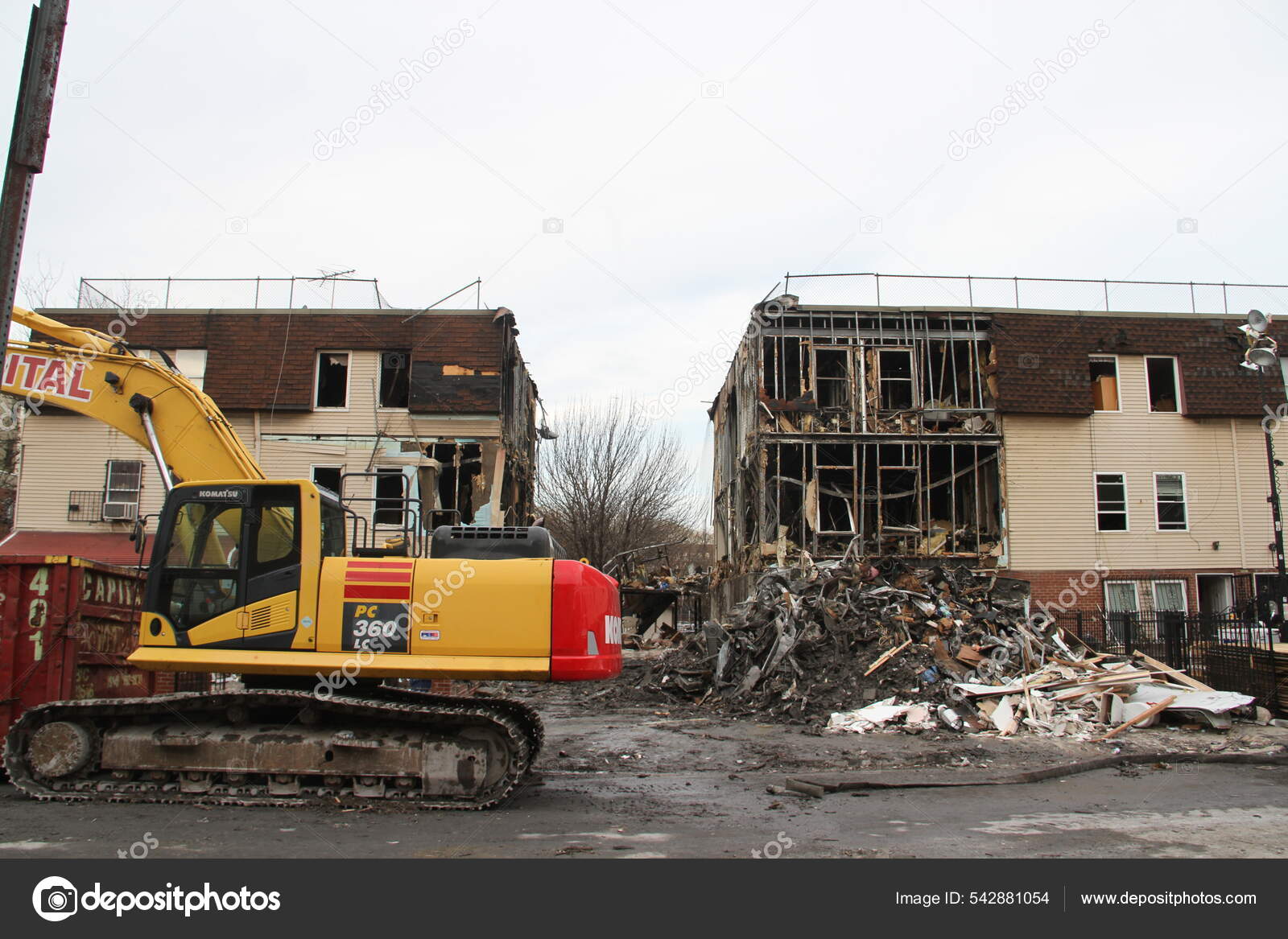 Explosion Bronx House Causing Death Year Old Woman January 2022 – Stock ...