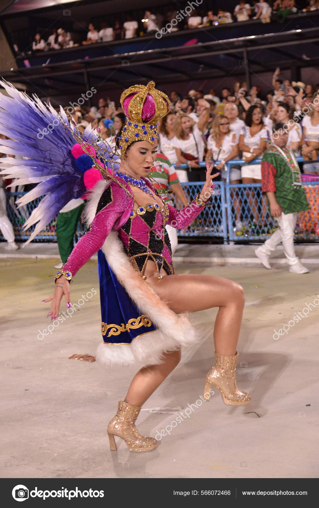 Parade Academicos Grande Rio Samba School Carnival Special Group Rio – Stock Editorial Photo ...