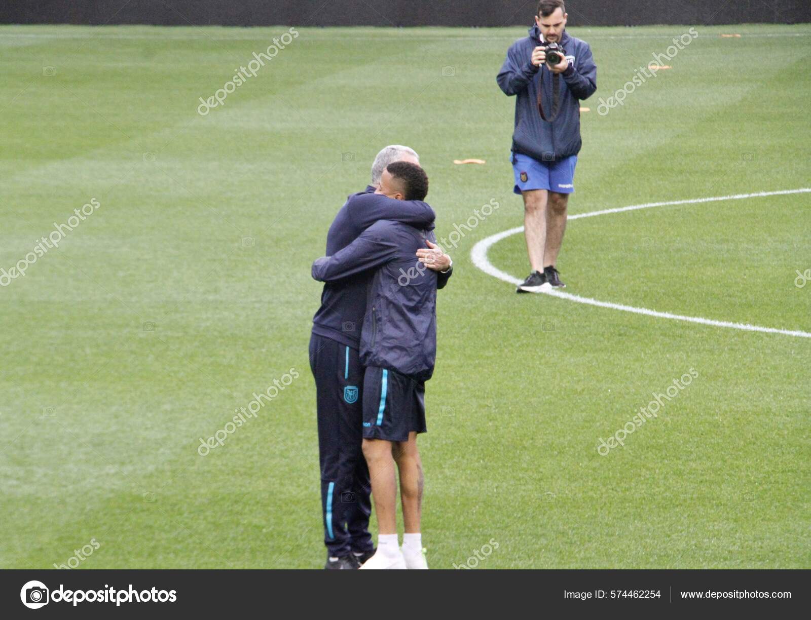 Coach Ecuador Holds Press Conference Training Ahead Ecuador Nigeria ...