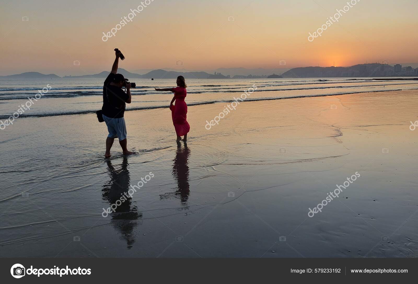 First Day Winter Has Sun Heat Beaches Santos June 2022 — Stock ...