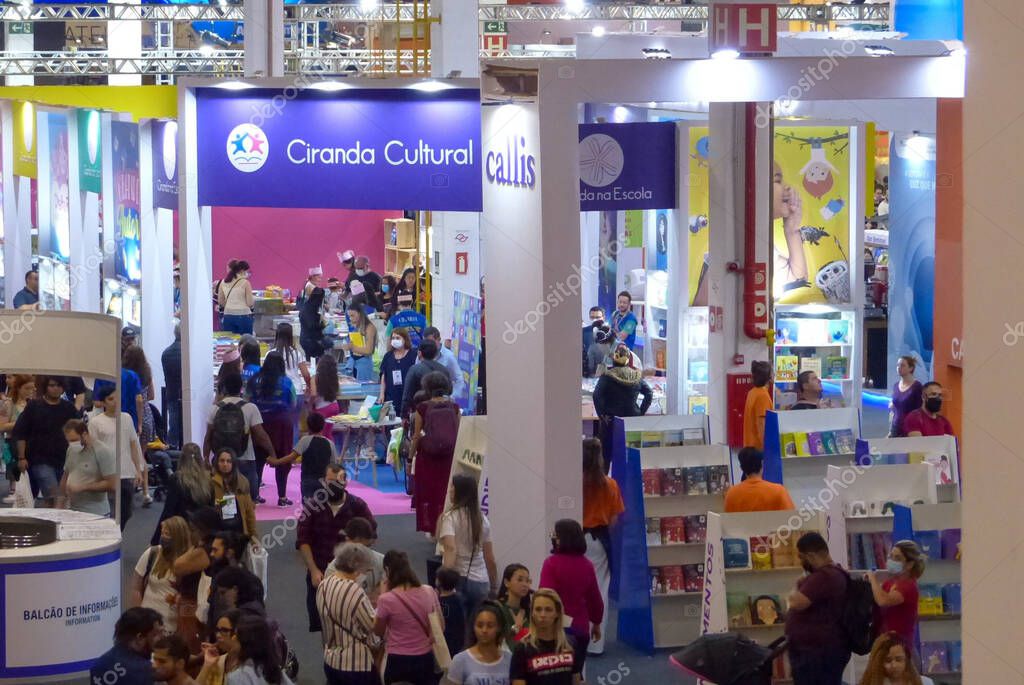 26ª Bienal Internacional del Libro de Sao Paulo. 2 de julio de 2022 ...