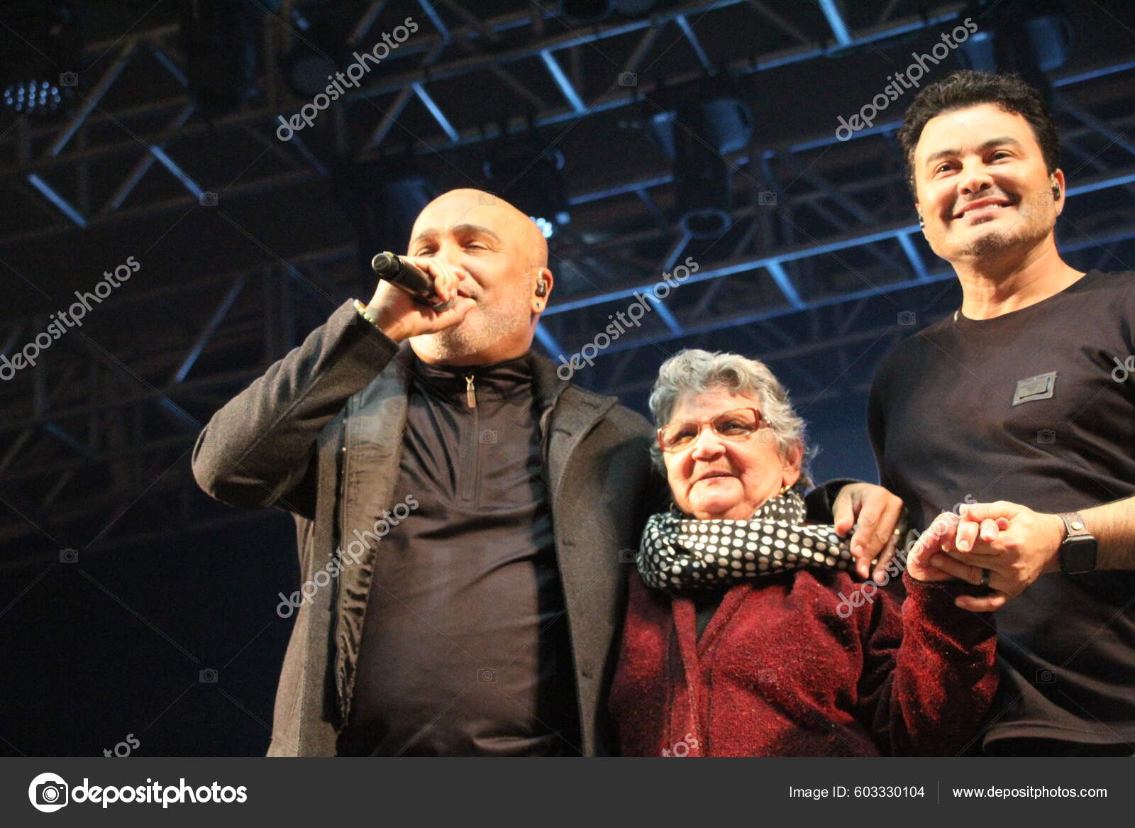 Brazilian Duo Rick Renner Closing Show Efapi Expo 2022 August – Stock ...