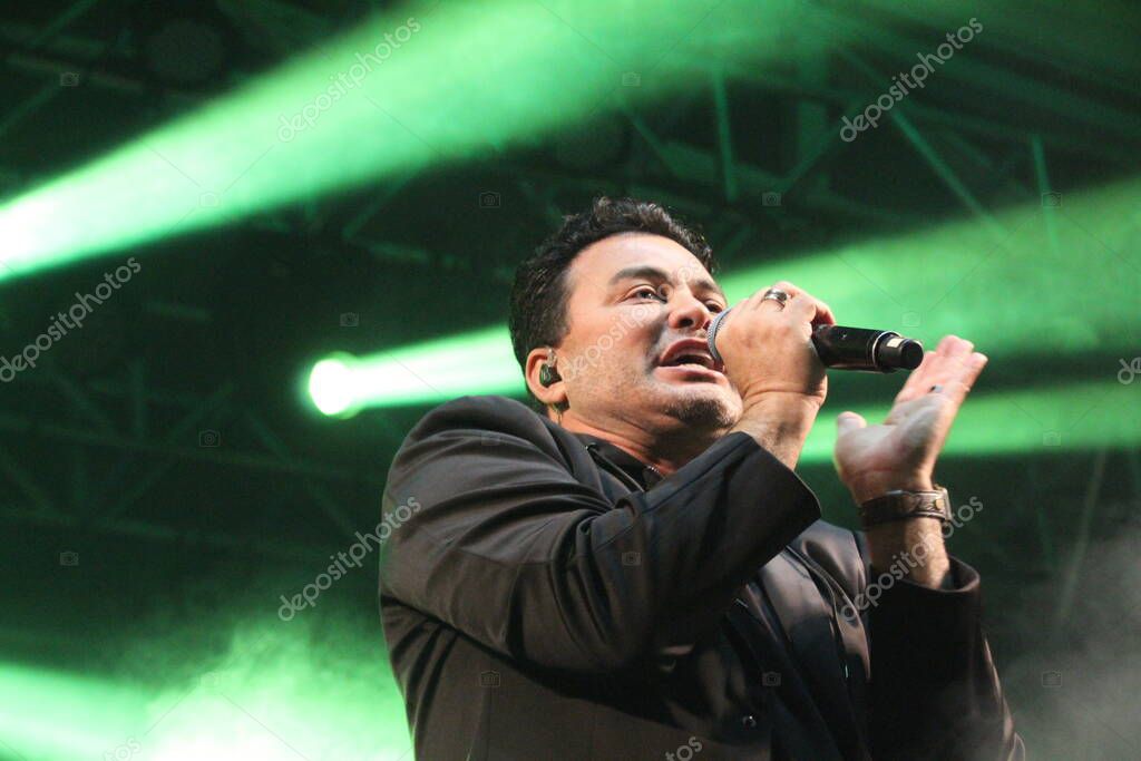 Brazilian duo Rick and Renner during the closing show of Efapi Expo ...