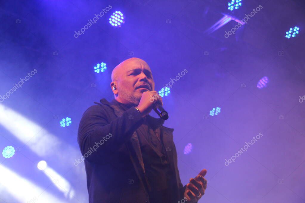 Brazilian duo Rick and Renner during the closing show of Efapi Expo ...