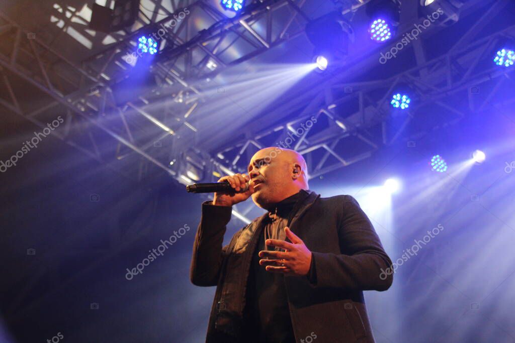 Brazilian duo Rick and Renner during the closing show of Efapi Expo ...