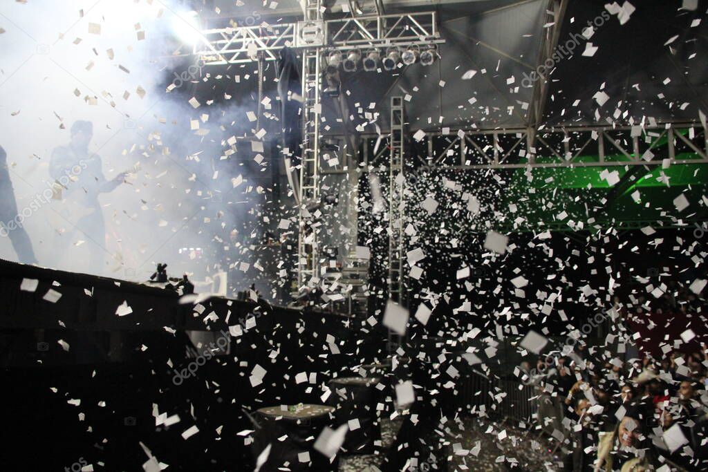 Brazilian duo Rick and Renner during the closing show of Efapi Expo ...