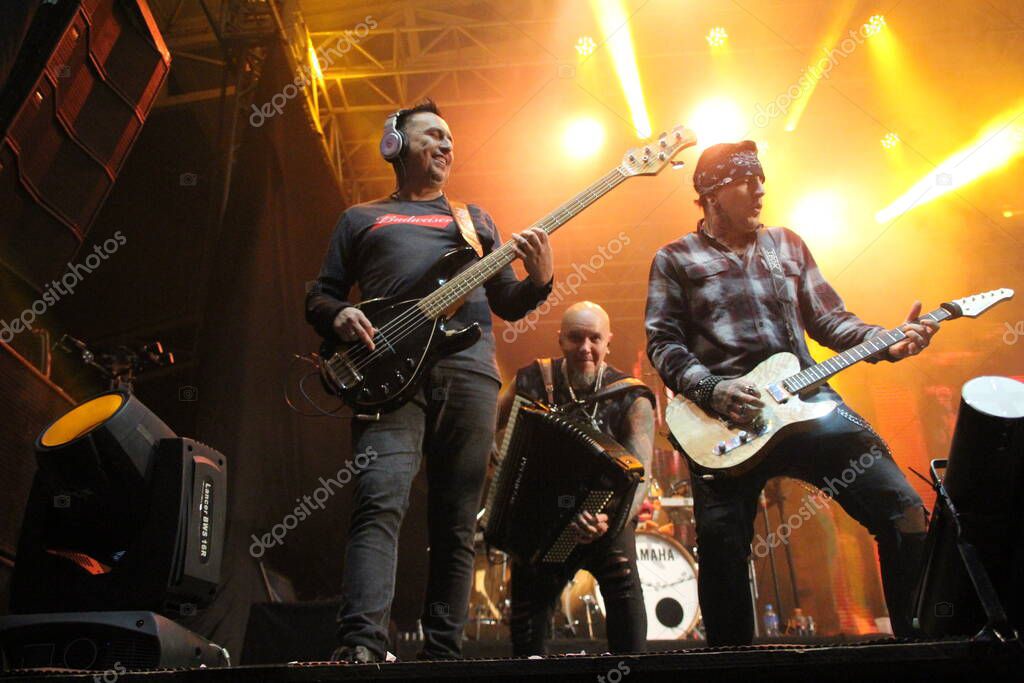 Brazilian duo Rick and Renner during the closing show of Efapi Expo ...