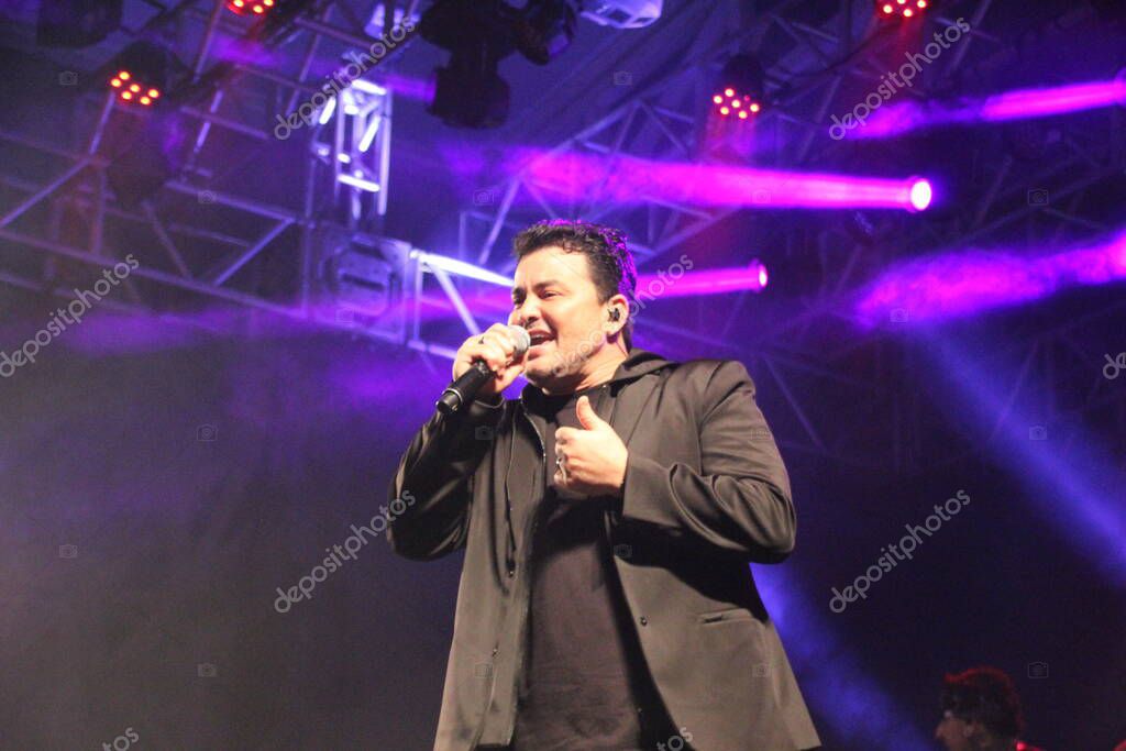 Brazilian duo Rick and Renner during the closing show of Efapi Expo ...