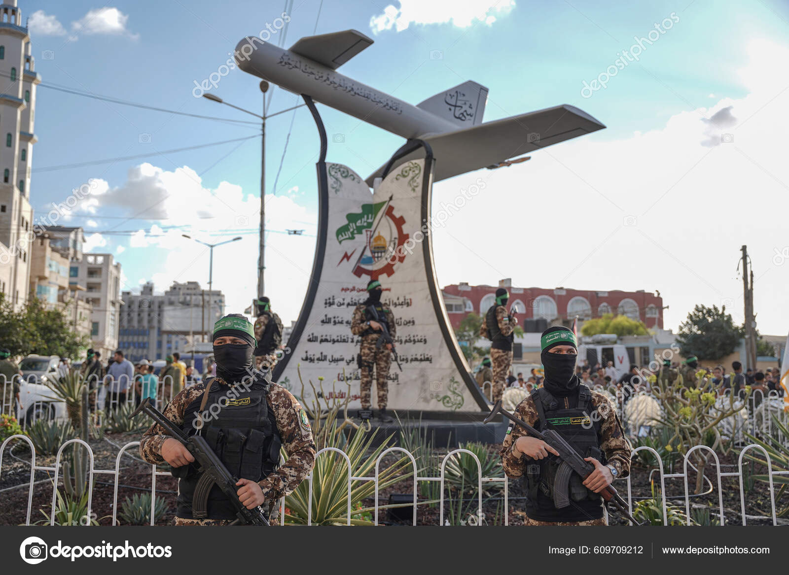 Qassam Brigades Hamas' Military Wing Event Gaza September 2022 Gaza ...