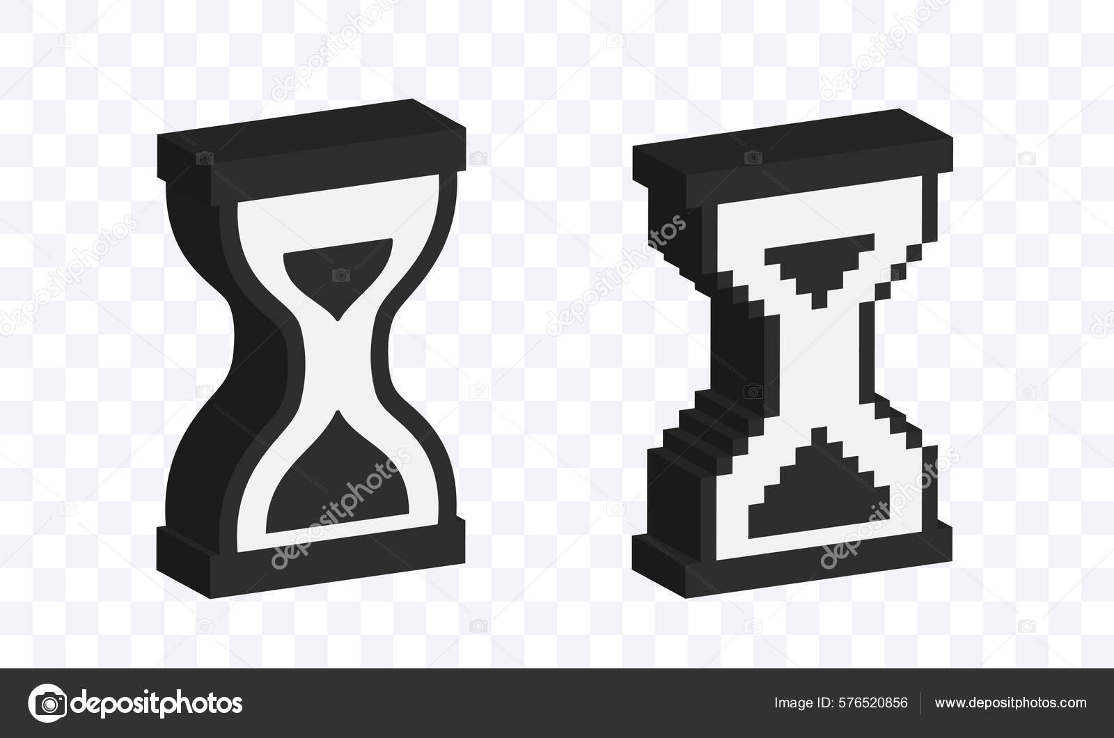 Hourglass Mouse Cursor Mouse Pointers Set Black Vector Icons Arrows ...