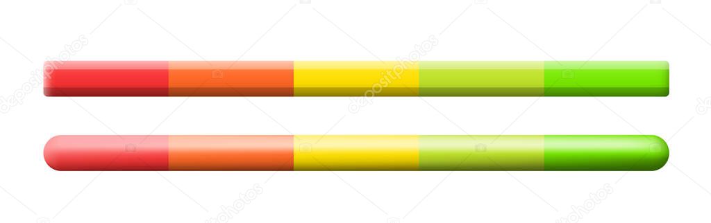 Rating scale or pain scale. Scale for questionnaires. Vector clipart ... Rating scale or pain scale. Scale for questionnaires. Vector clipart ...