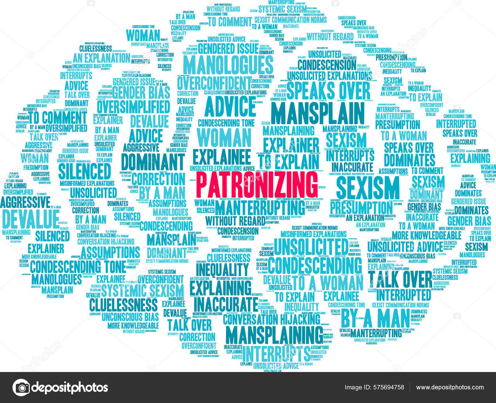 Patronizing Word Cloud White Background Stock Vector Image by ©arloo ...