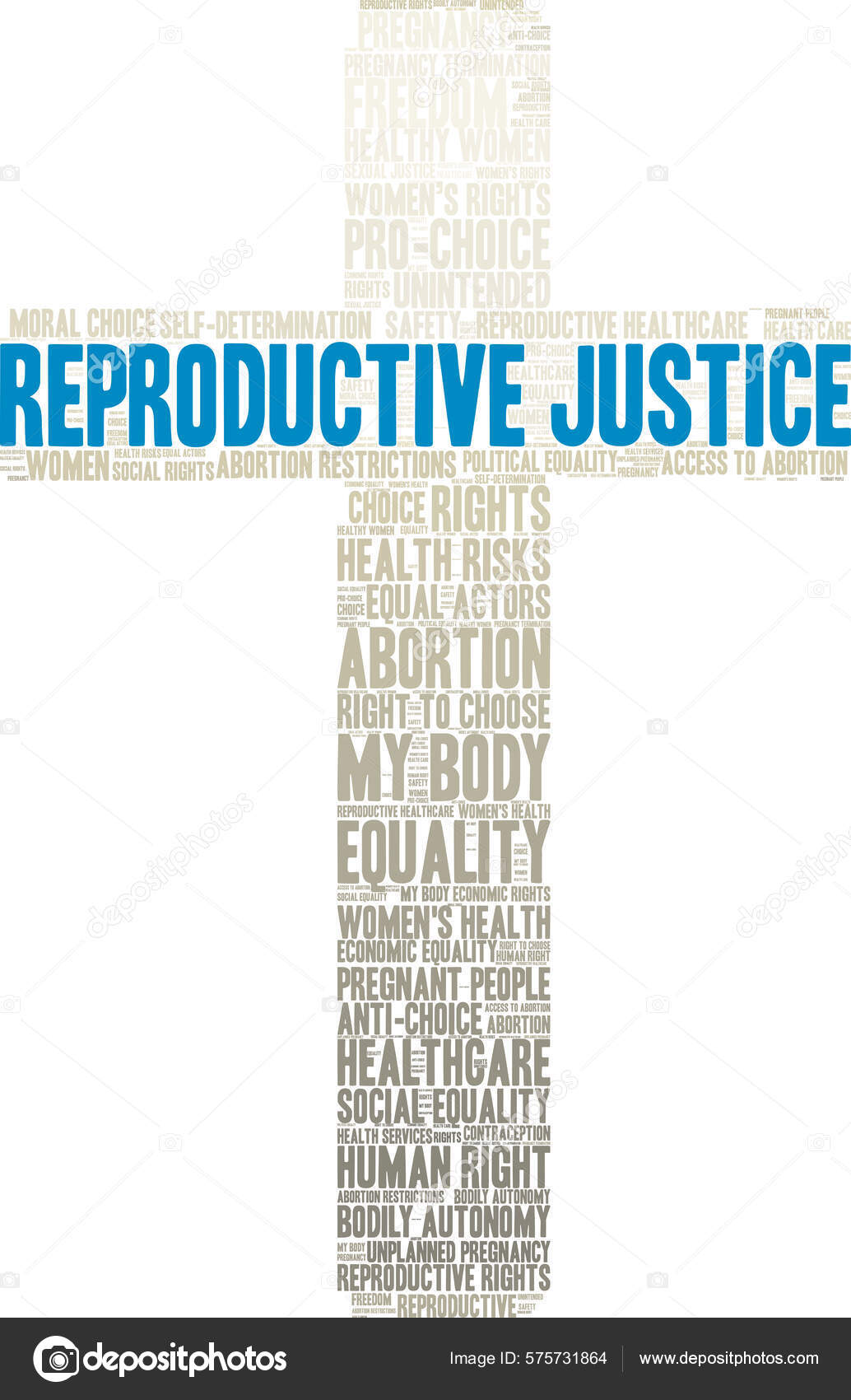 Reproductive Justice Word Cloud White Background Stock Vector Image by ...