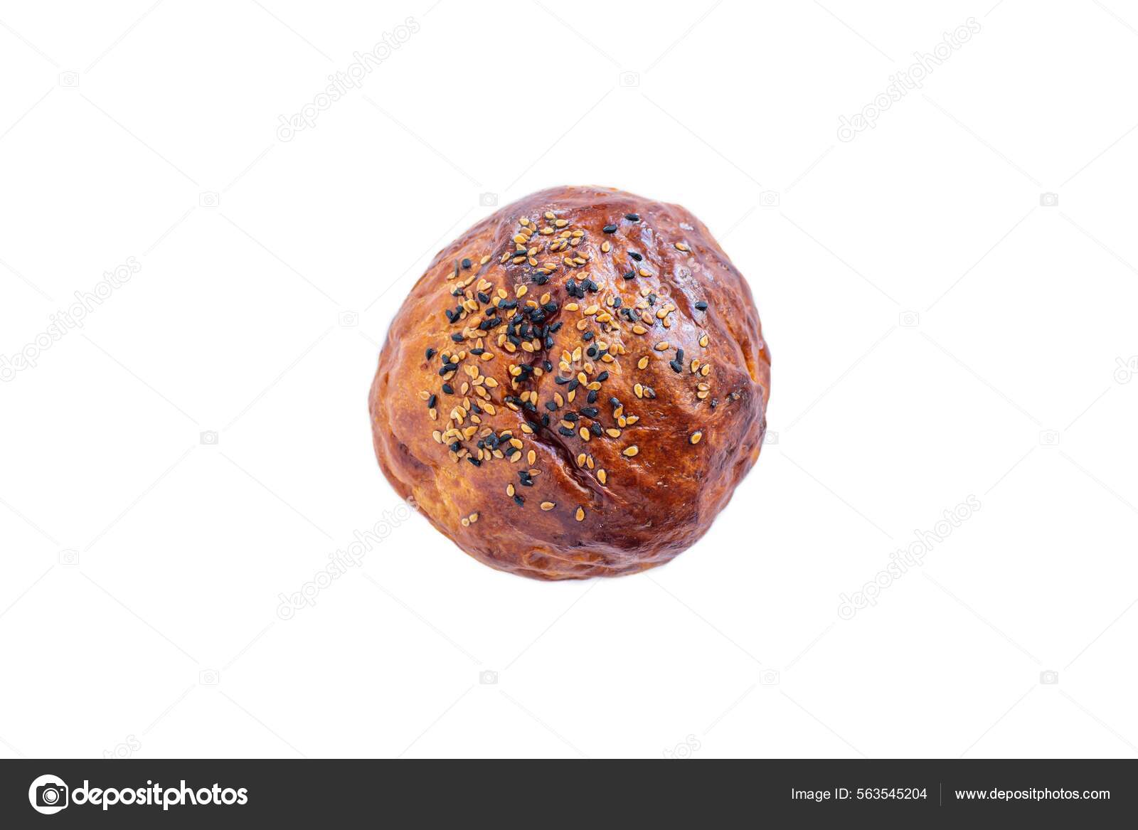 Turkish Pogaca Top View Turkish Pastry Product Pogaca Isolated White ...