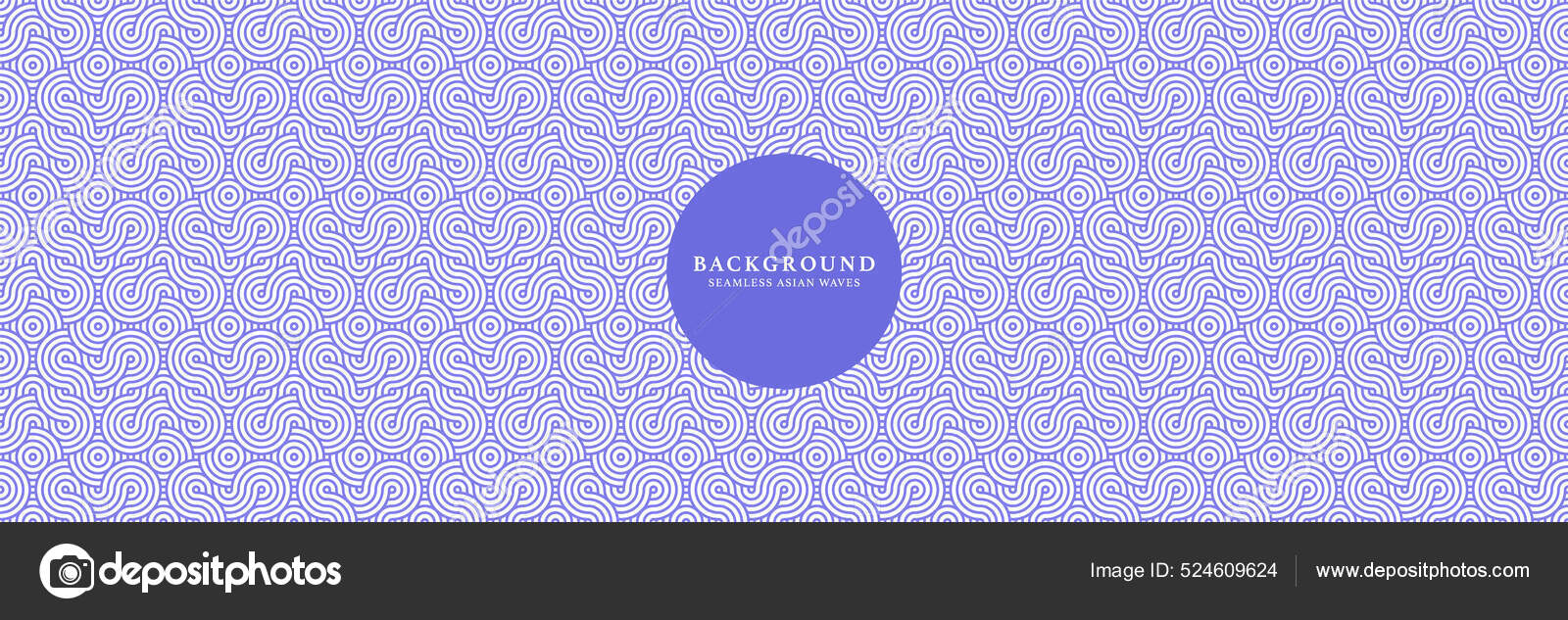 Japanese Repeat Ocean Waves Linear Pattern Texture Background Seamless ...