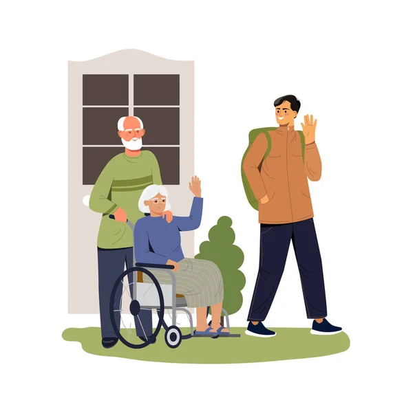 People leave home Stock Vector Image by ©edgecreative01@gmail.com ...