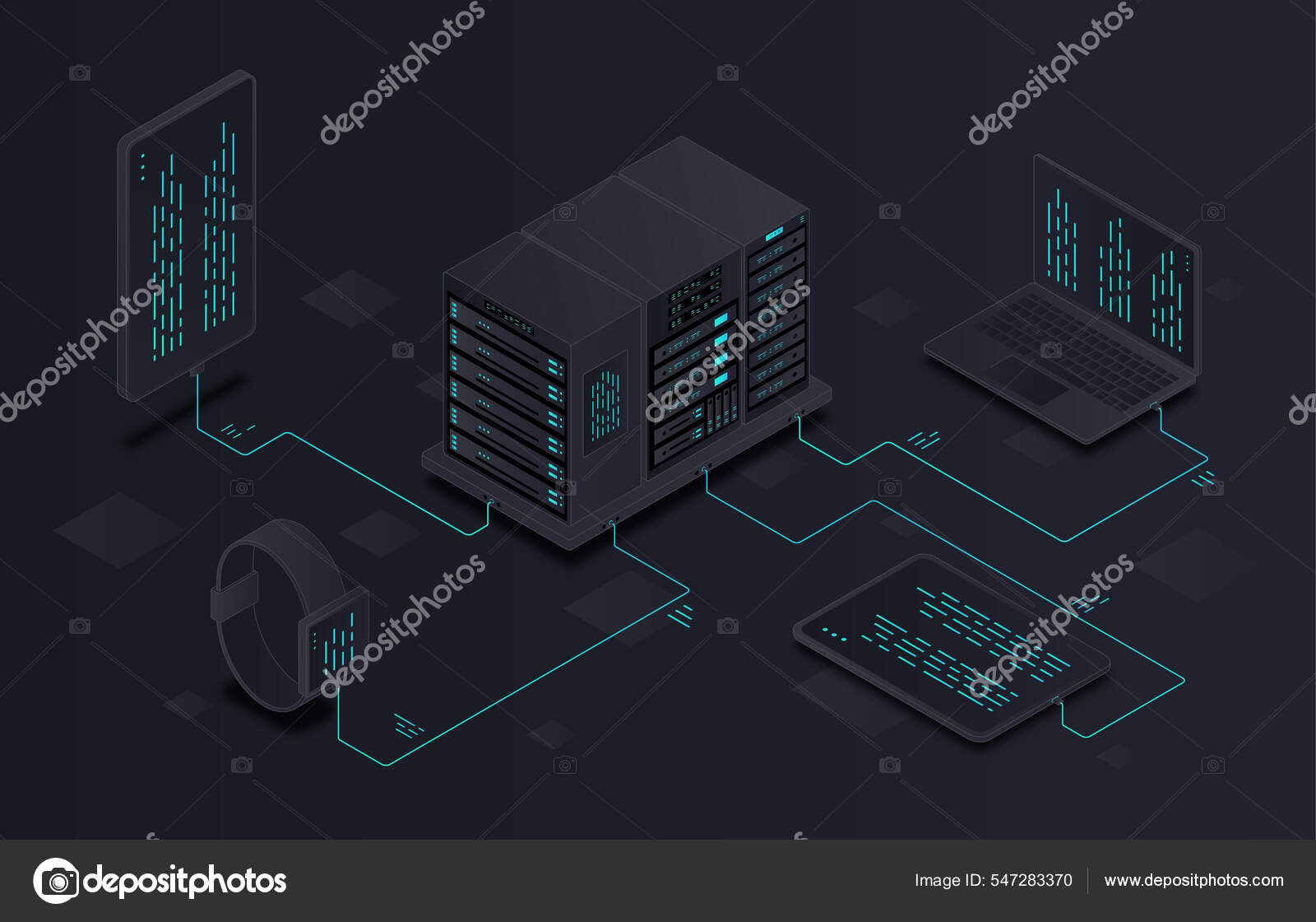 Data transmission network Stock Vector Image by ©edgecreative01@gmail ...