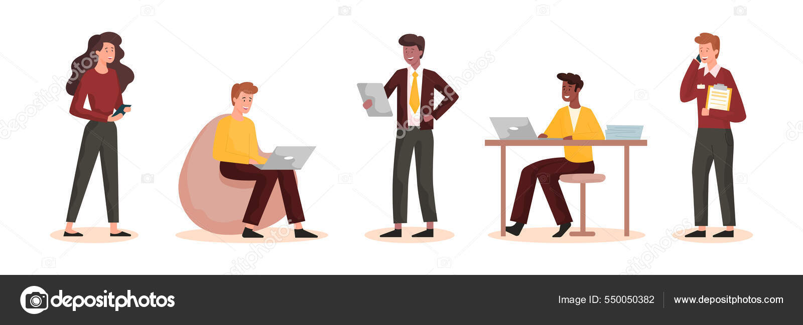 People using gadget Stock Vector Image by ©edgecreative01@gmail.com ...