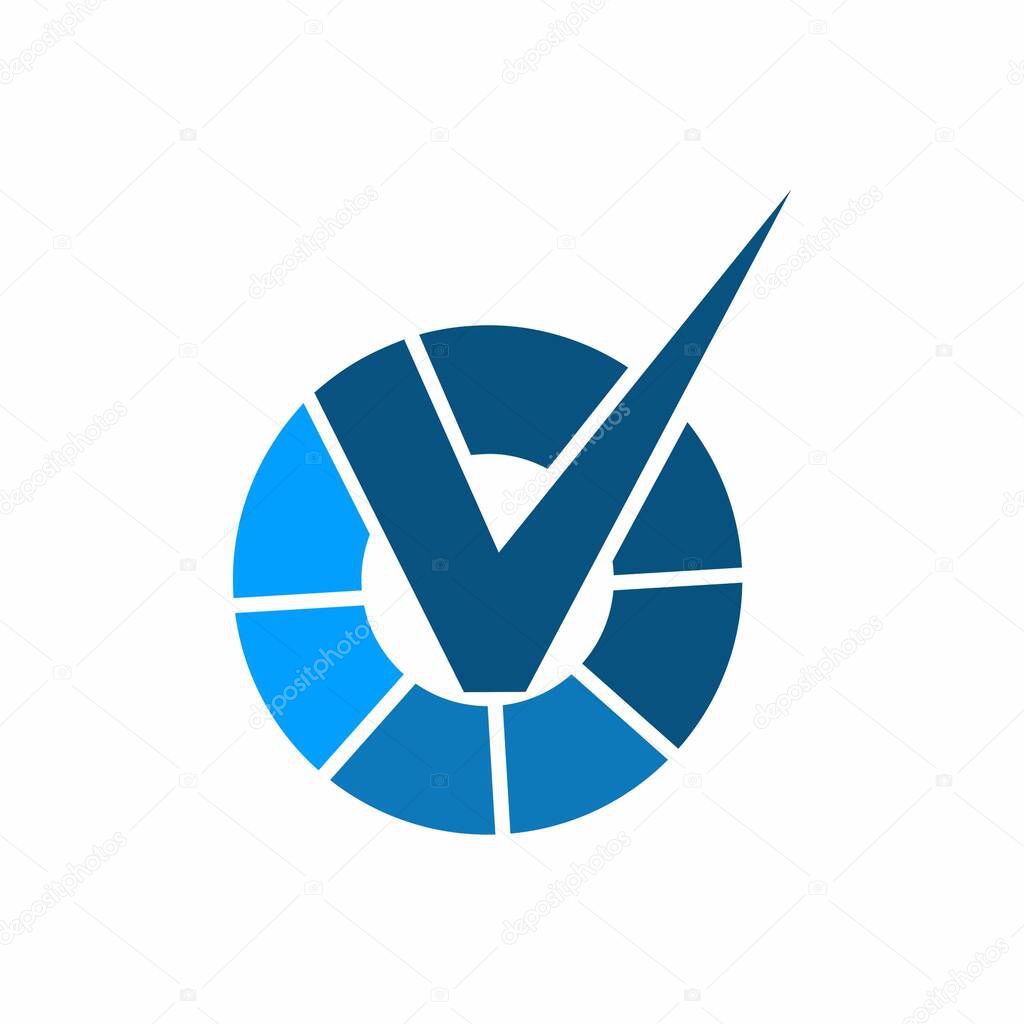 Completed progress bar. Vector image premium vector 2024