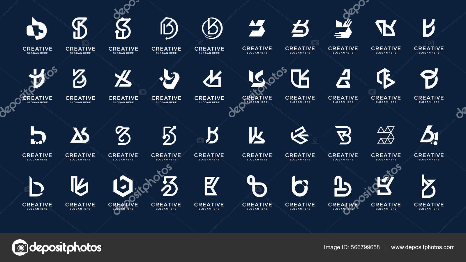 Best Collection Logo Design Inspiration Mega Bundle Letter Abstract ...