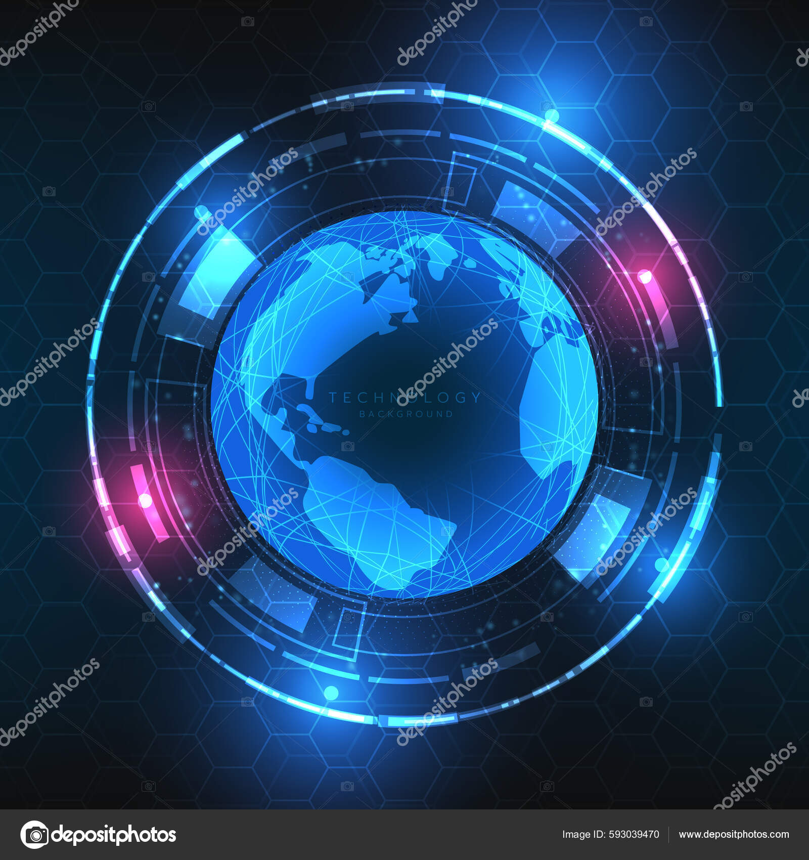 Tech Digital Technology Futuristic Circuit Digital Abstract Futuristic ...