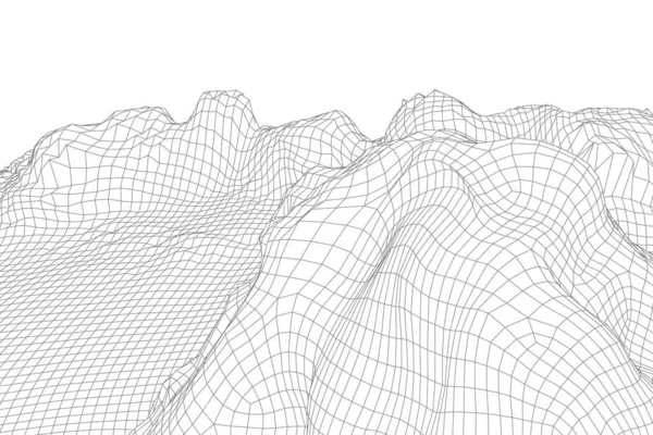 100,000 Wireframe mountain Vector Images | Depositphotos