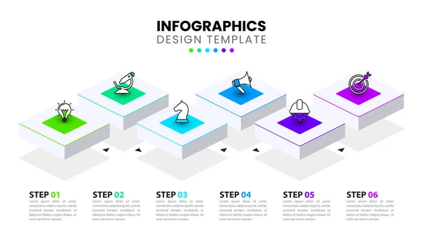 Infographic Template Icons Options Steps Can Used Workflow Layout Diagram Stock Vector by ...