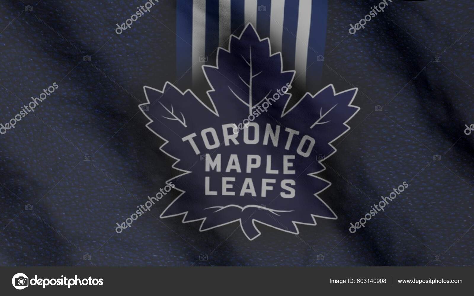 Toronto Maple Leafs Hockey Club Flag Waving Wind Toronto Maple — Stock ...