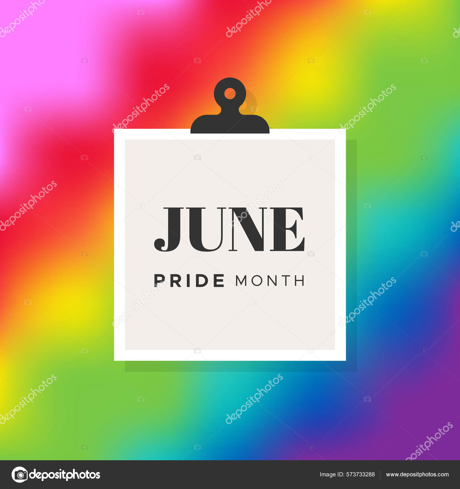 Pride Lgbtq Multicolor Tie Dye Background June Pride Month Vector Stock ...