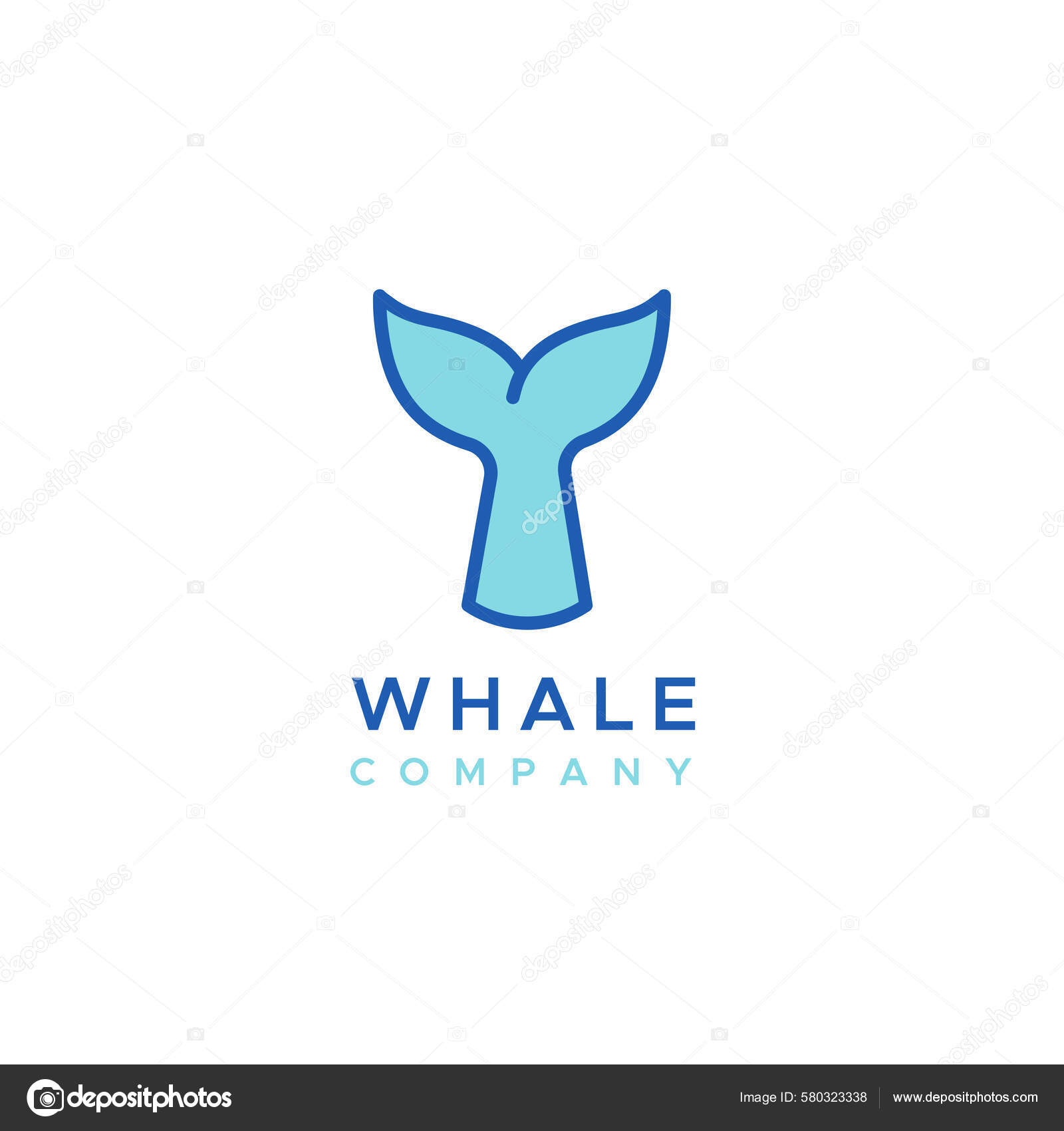 Whale Tail Company Logo Concept Whale Watching Environmental Education ...