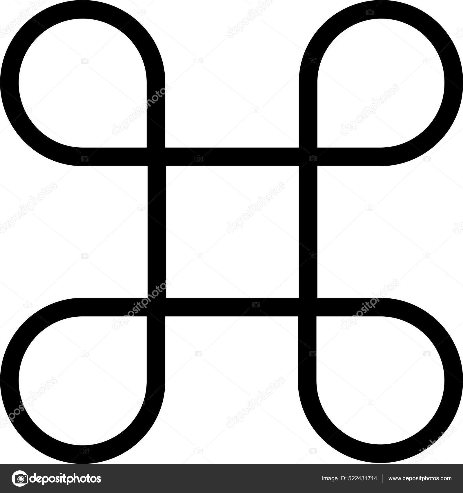 Command Key Mac Icon Outline Style Stock Vector by ©iconfinder 522431714