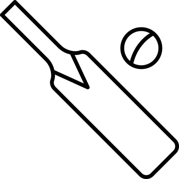 5,602,492 Cricket bat outline icon Vector Images | Depositphotos