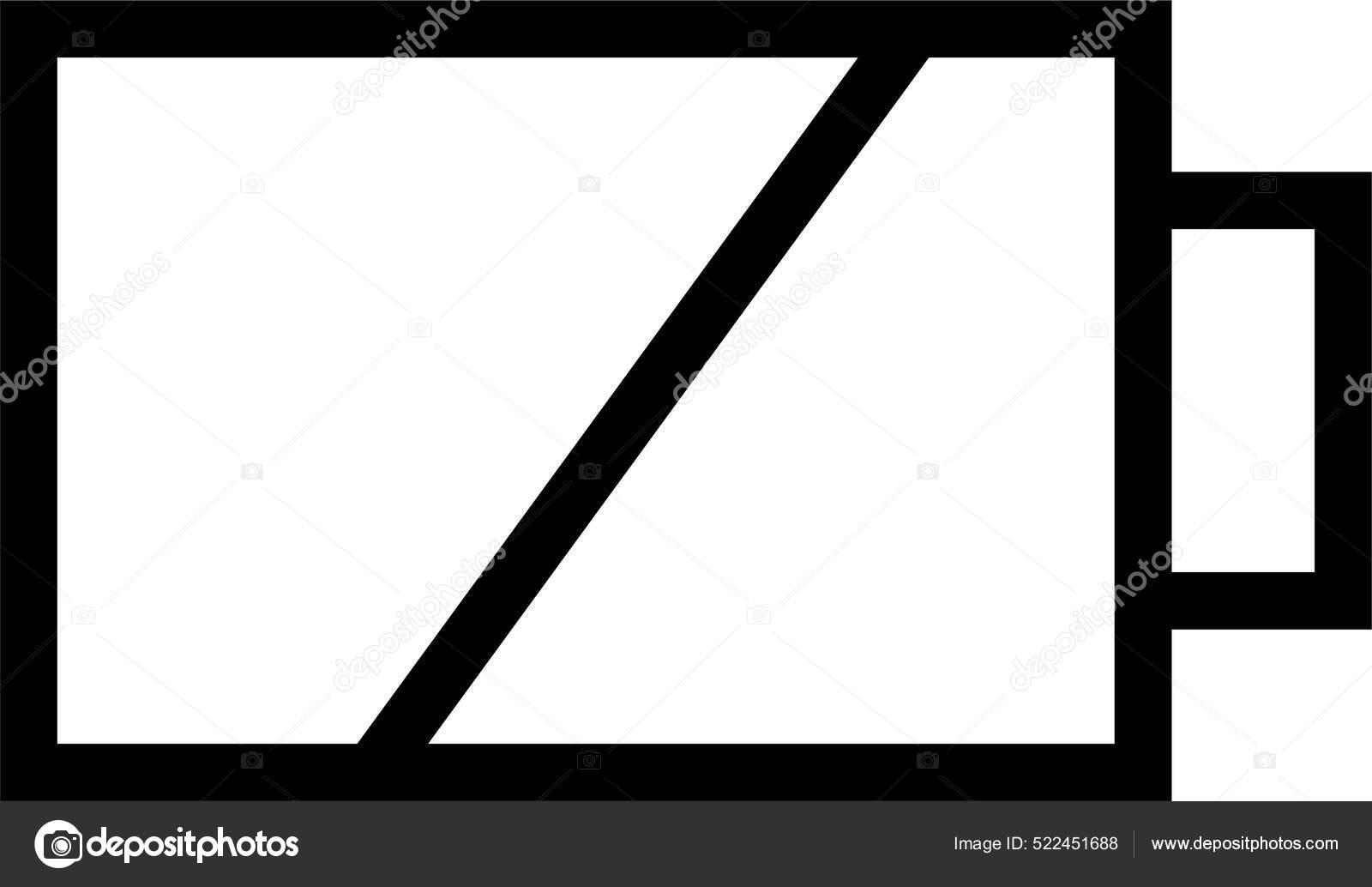 Battery Cell Charging Icon Outline Style Stock Vector by ©iconfinder ...