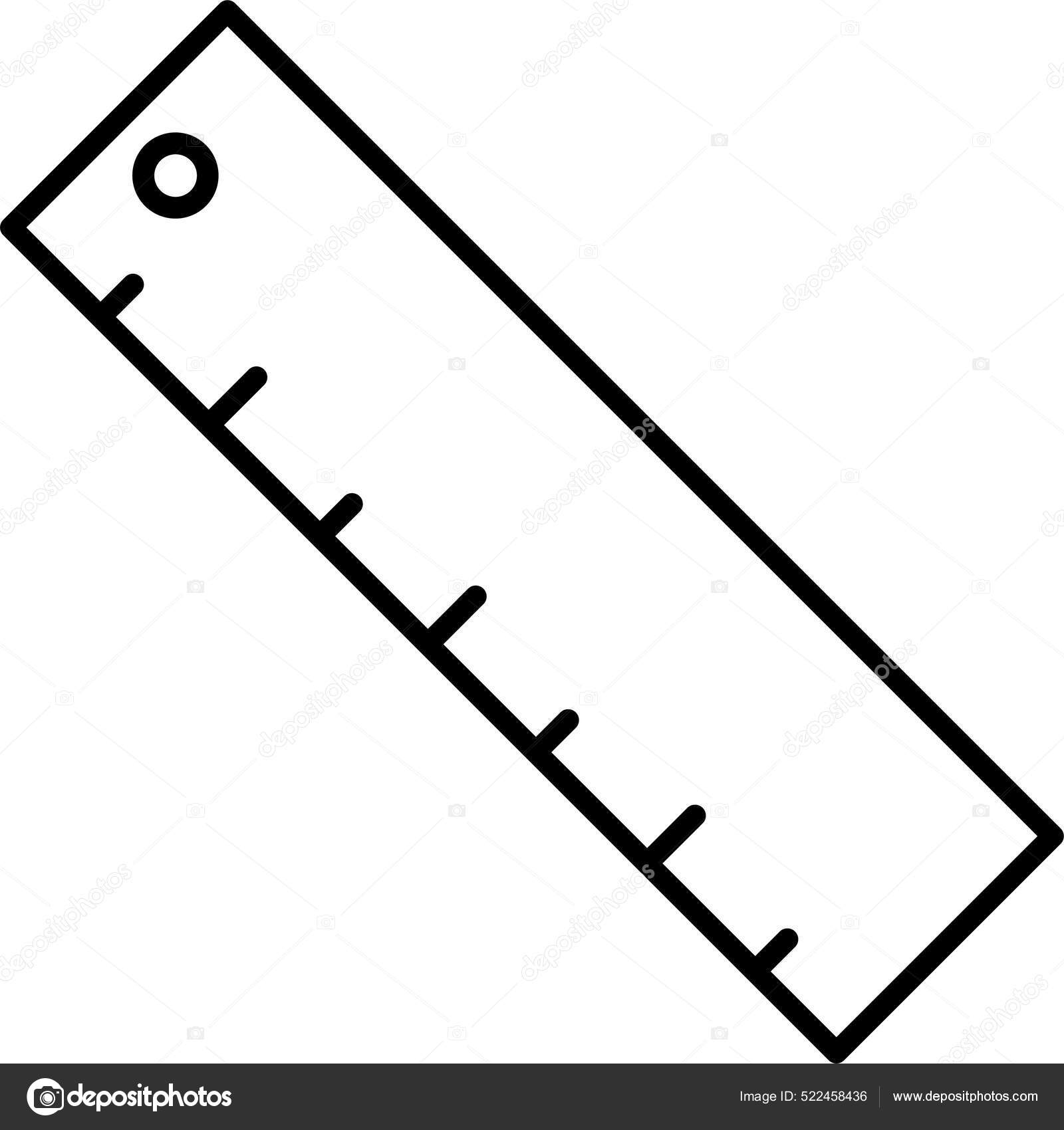 Ruler Tool Measuring Icon Stock Vector by ©iconfinder 522458436