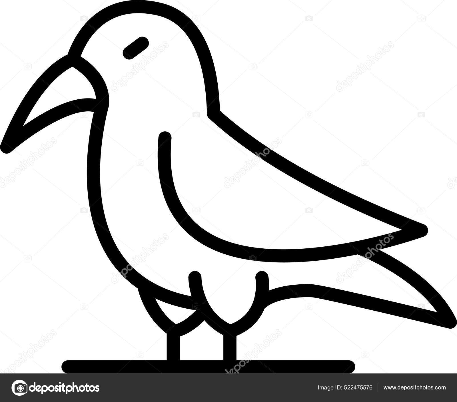 Bird Flying Nature Icon Stock Vector by ©iconfinder 522475576